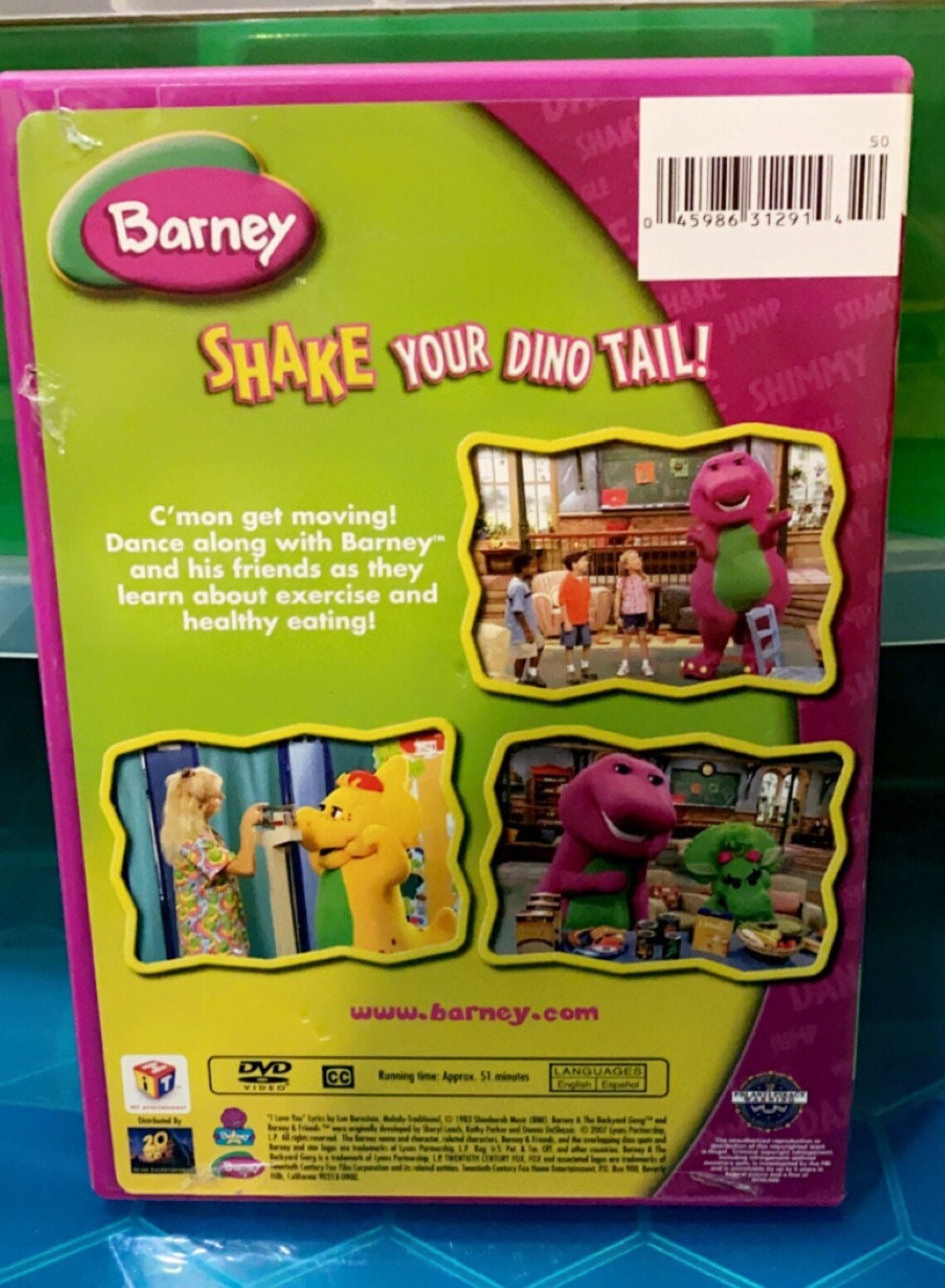 PBS Barney Shake Your Dino Taildvd. - Etsy