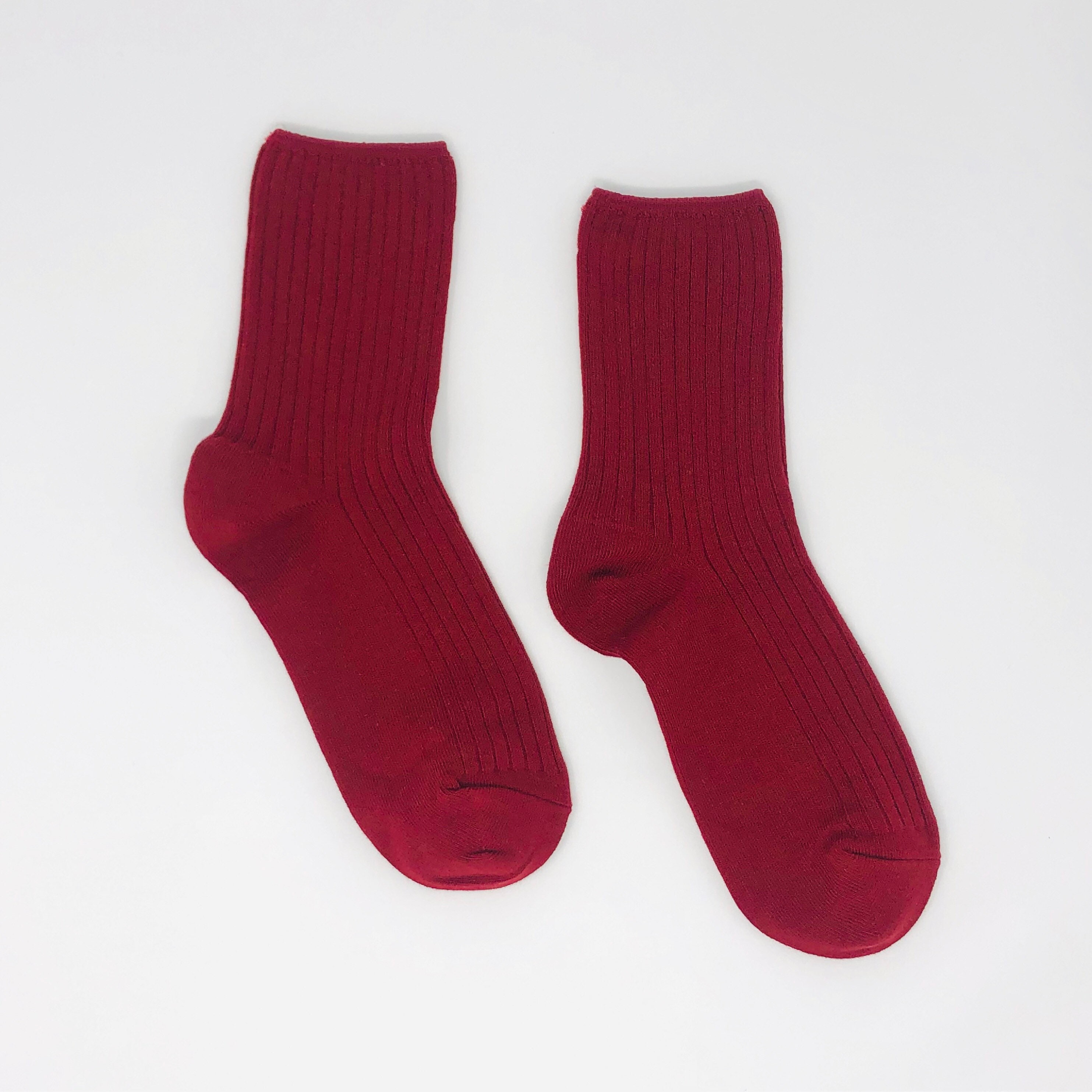 Basic Crew Socks / Fashion Socks/ Fall Colors /3 color options - Etsy.de