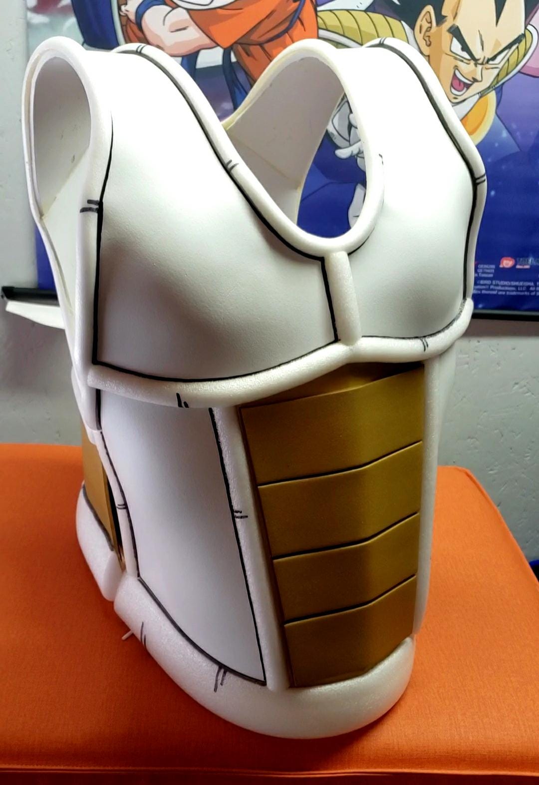 Cosplay Vegeta Namek Arc White and Gold Saiyan Armor Universal Fit - Etsy