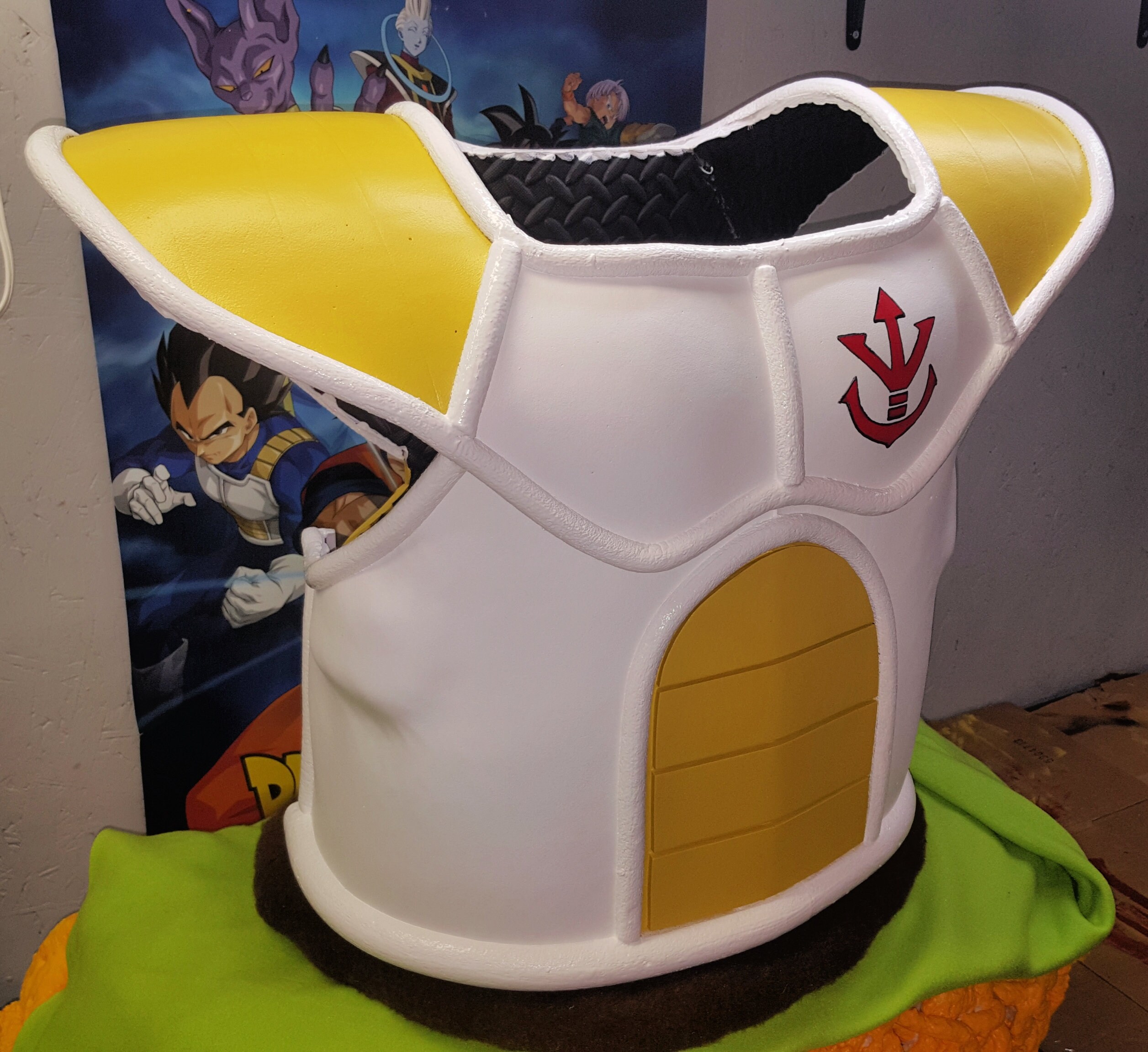 Cosplay Kid Vegeta Saiyan Armor Universal Fit BRAND NEW White/ Anime ...