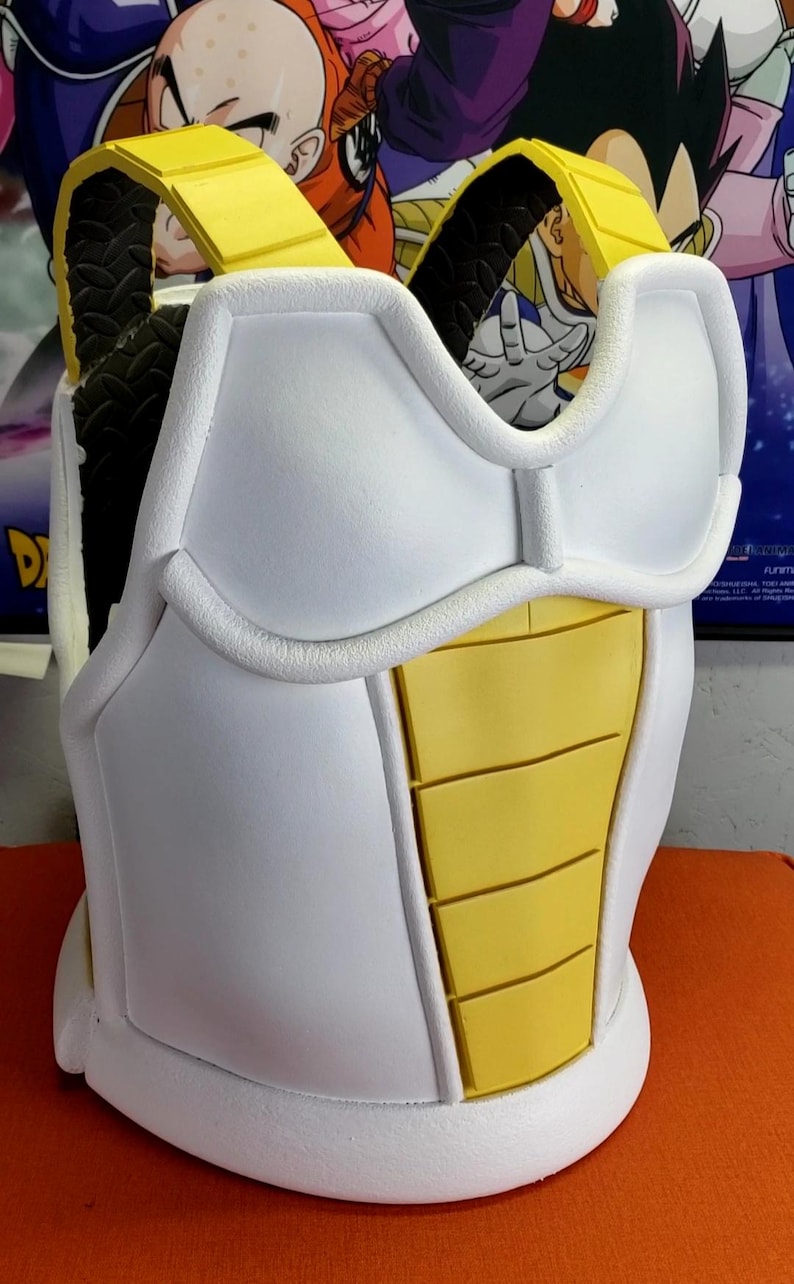 Saiyan Armor Cosplay Vegeta Cell Saga Cartoon Yellow Universal Fit - Etsy