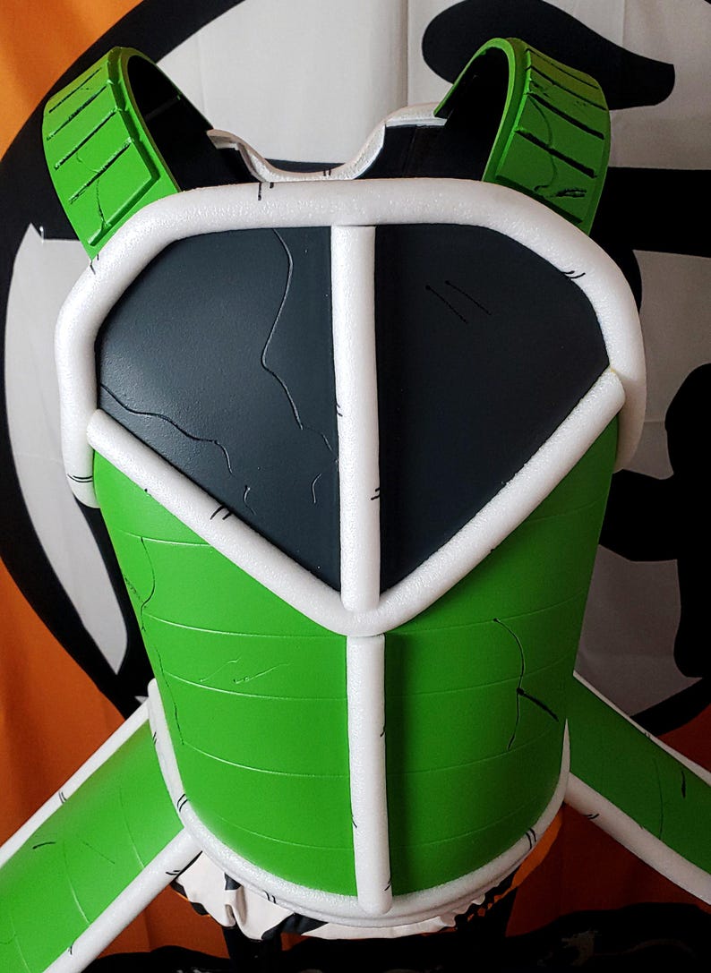 Saiyan Armor Cosplay Vegeta/bardock Battle Damage Stage 1 Universal Fit ...