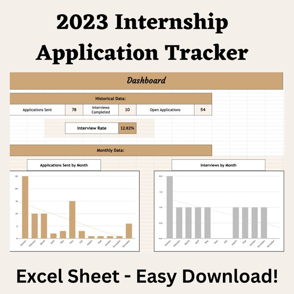 Applicant Tracker Excel - Etsy