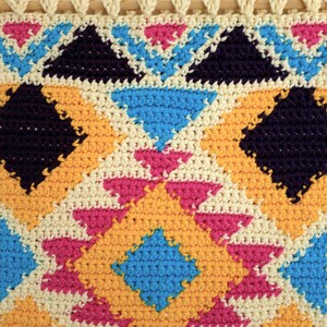 Aztec Crochet Wall Art Hanging Pattern Intarsia Pattern - Etsy
