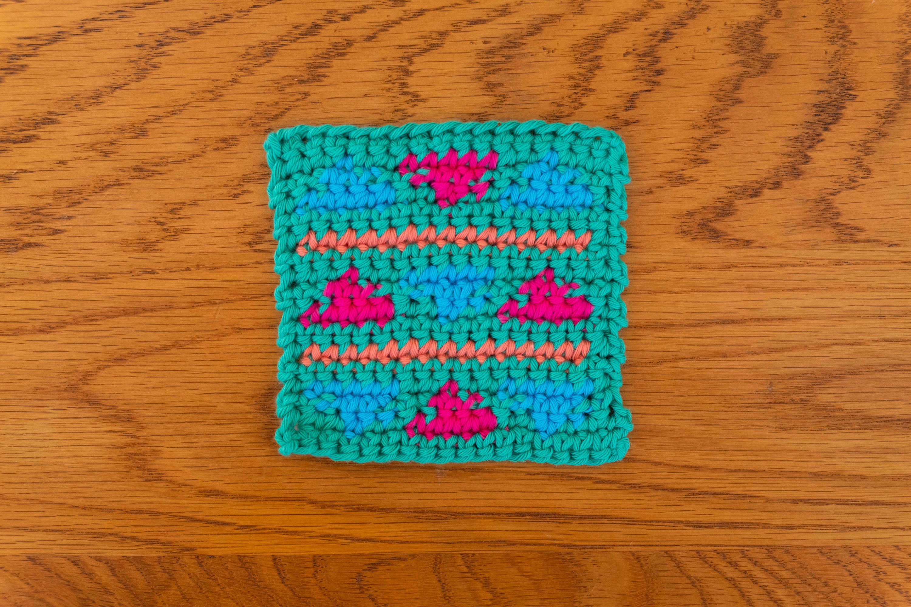 Aztec Coaster Patterns Crochet Tapestry Intarsia - Etsy