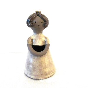 Vintage Elbogen Keramik Pottery Girl Figurine, Swedish Pottery Bud Vase ...