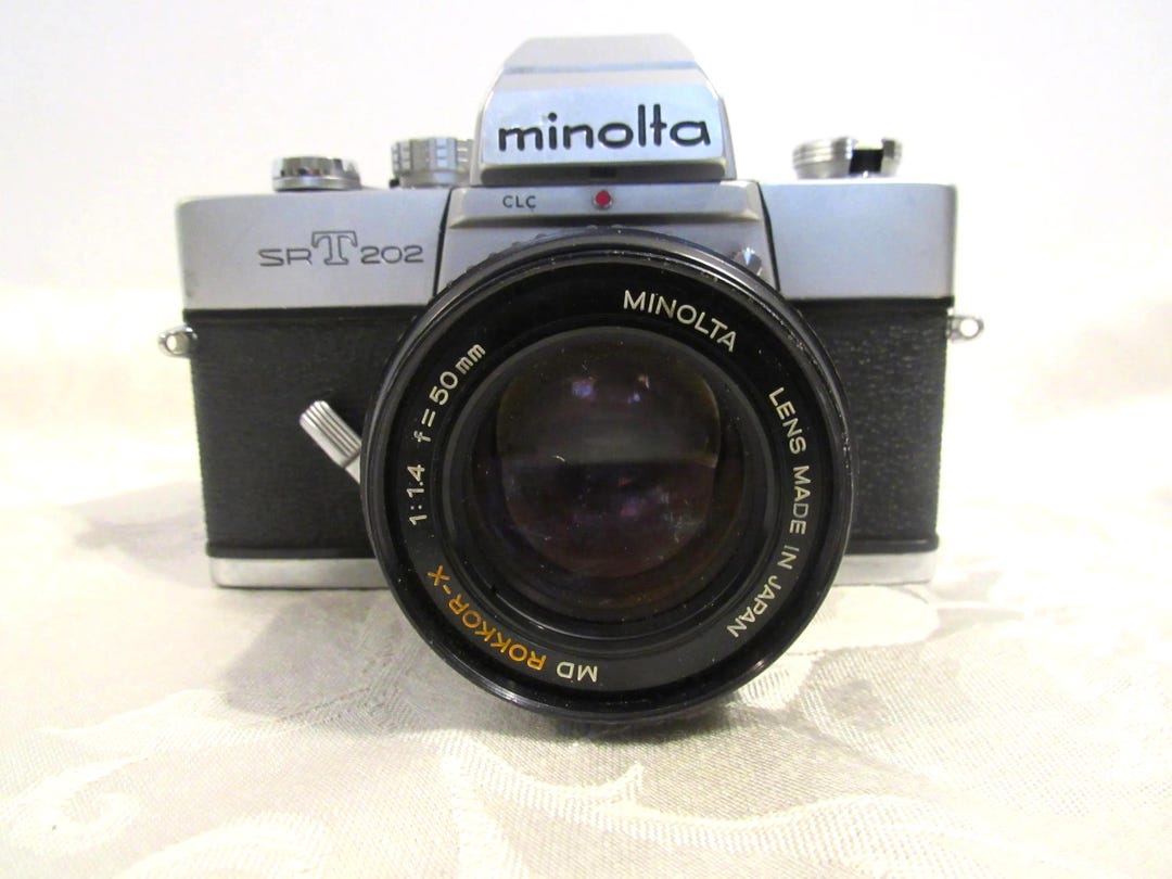 Vintage "untested" 1975 Minolta SRT 202 35mm Film Camera - Etsy
