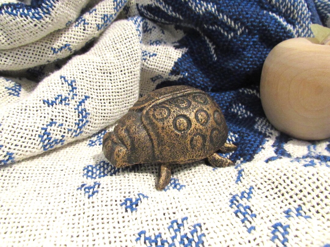 Vintage Cast Iron Ladybug, Outdoor Decorative Ladybug, - Etsy