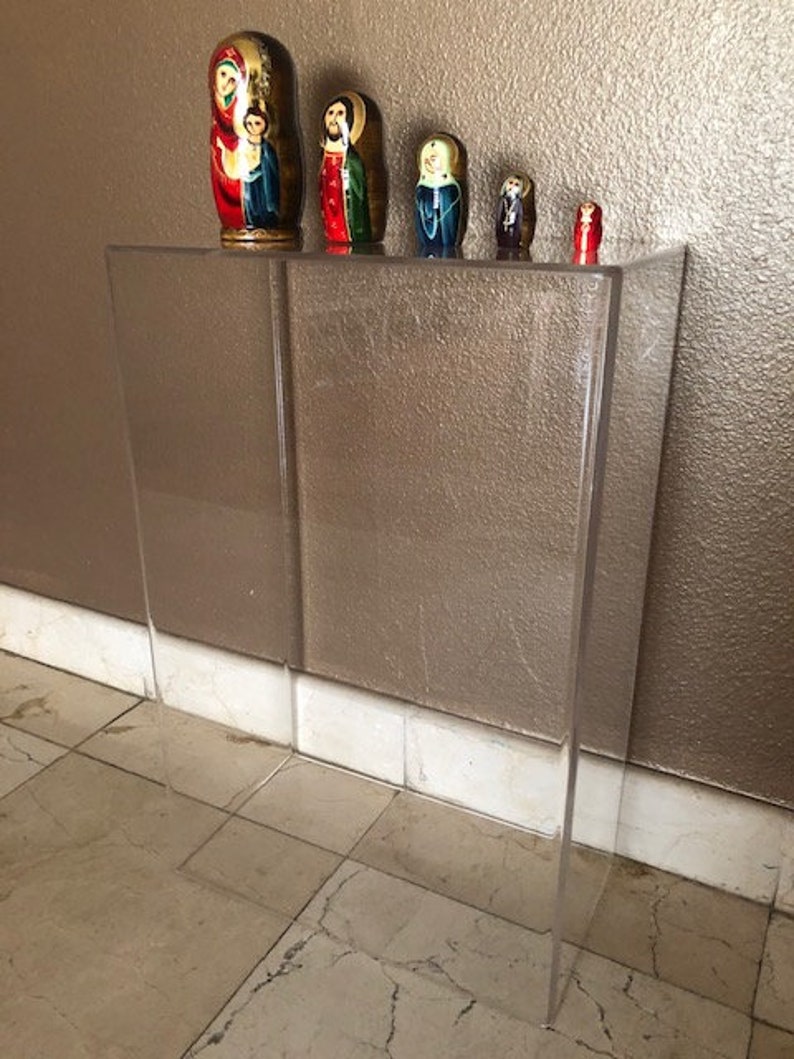 Displays2buy Clear 16W X 9D X 24H Art Sculpture Stand Acrylic - Etsy