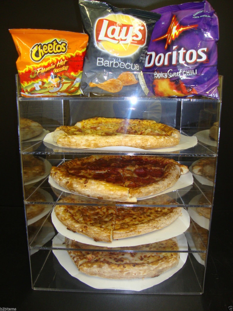 Displays2buy 12" Pizza Showcase Retail Store Acrylic Display Cases - Etsy