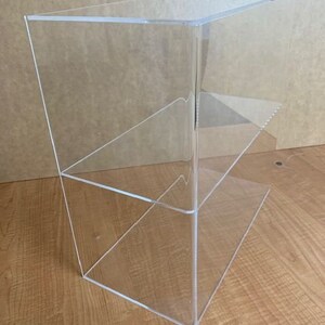 Displays2buy Acrylic Countertop Display Case 12"w X 6"d X12"h NO DOOR ...