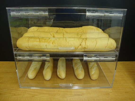Displays2buy 19w 2 Tiers Bread Display Acrylic Case | Etsy