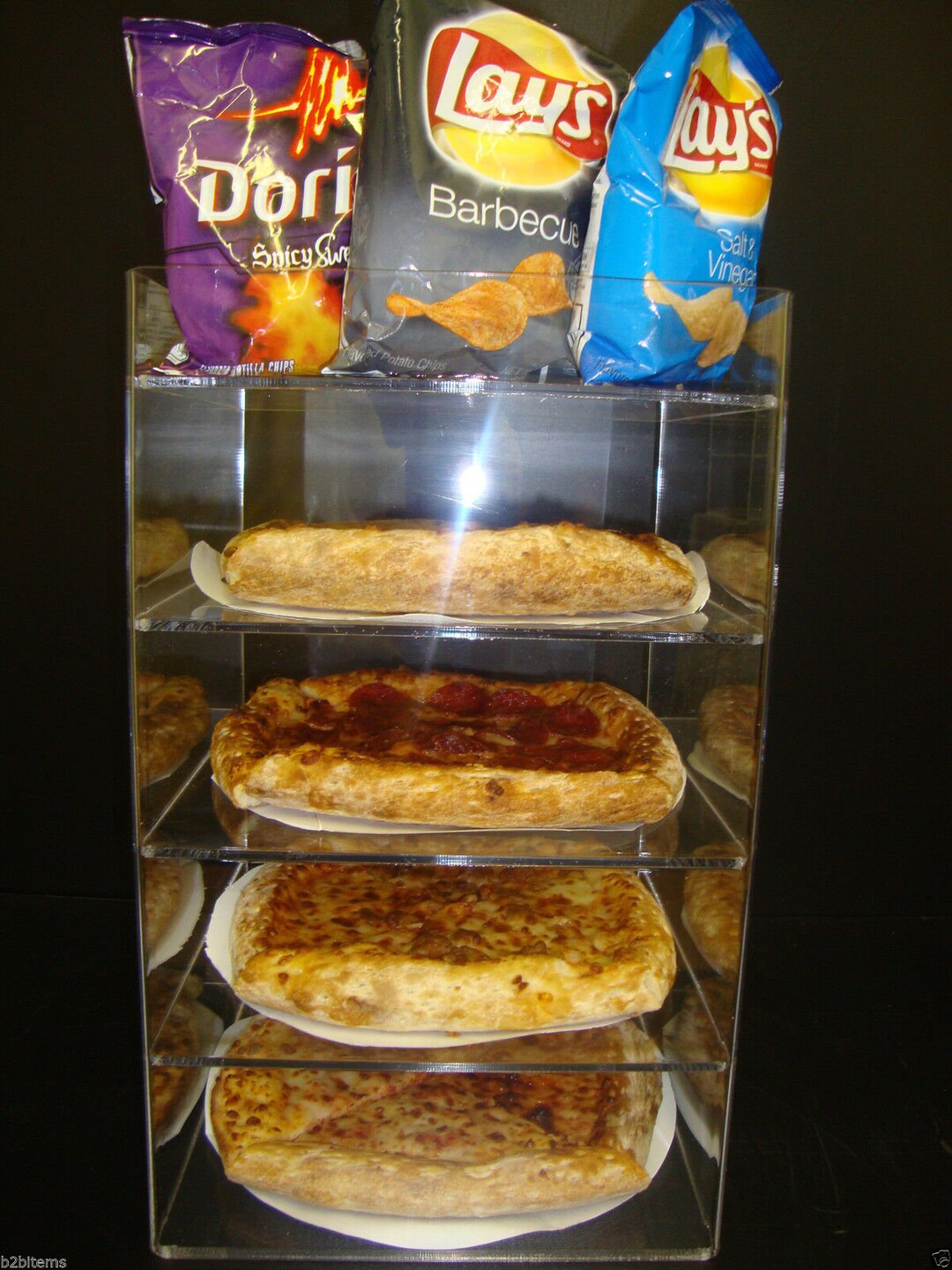 Displays2buy 8" Pizza Showcase Retail Store Acrylic Display Cases - Etsy