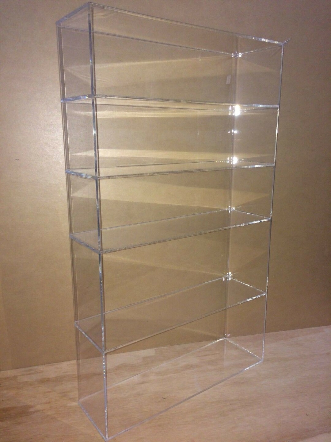 Displays2buy 14" X 4 1/4" X 24"h WITHOUT DOOR Acrylic Lucite Countertop ...