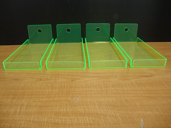 Displays2buy 4 Acrylic GREEN NEON Trays Bread Donut Bagels | Etsy