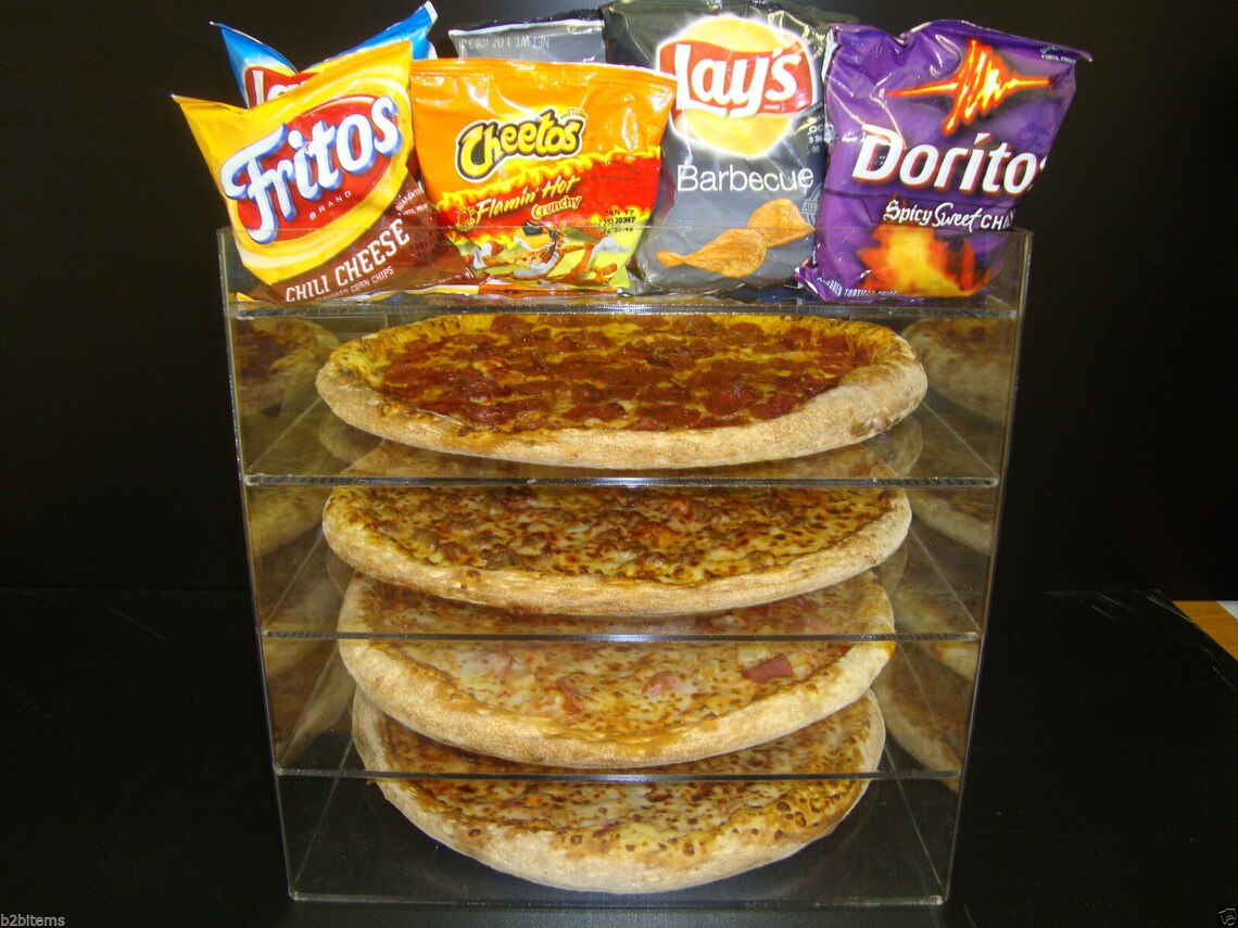 Displays2buy 14" Pizza Showcase Retail Store Acrylic Display Cases - Etsy