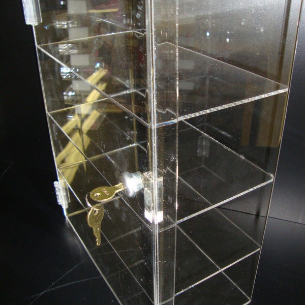 Locking Acrylic Display Case - Etsy
