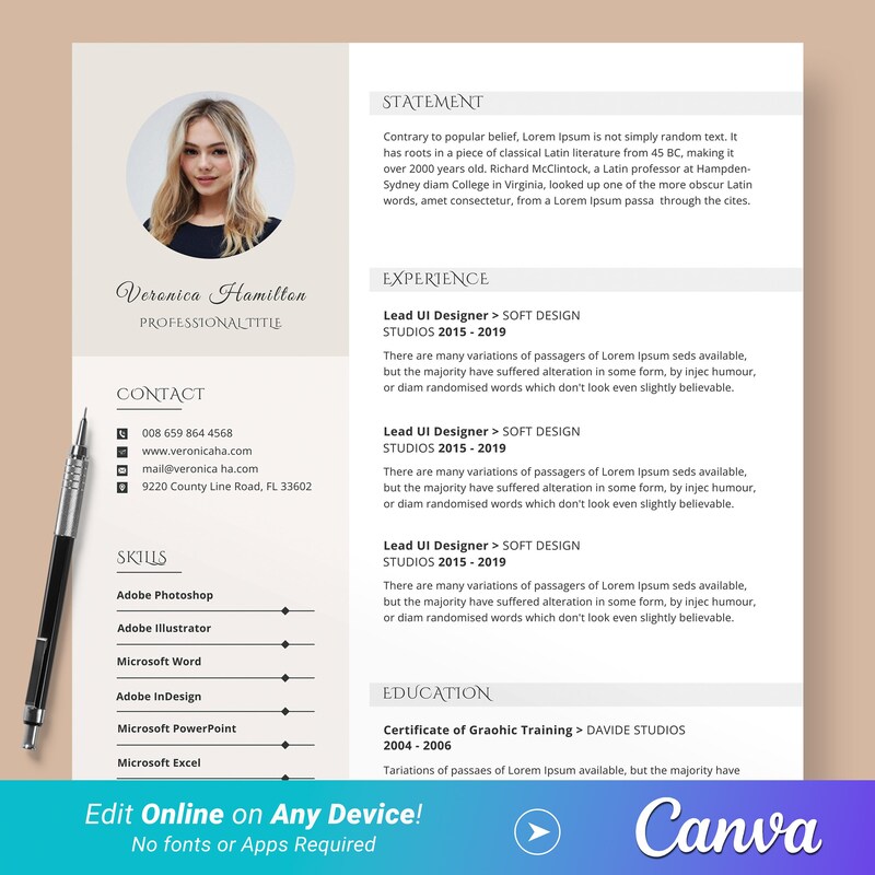 Resume and Cover Letter - Etsy
