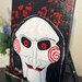 Saw Jigsaw Mask 9”x12” Acrylic Paint Canvas - Etsy
