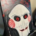 Saw Jigsaw Mask 9”x12” Acrylic Paint Canvas - Etsy