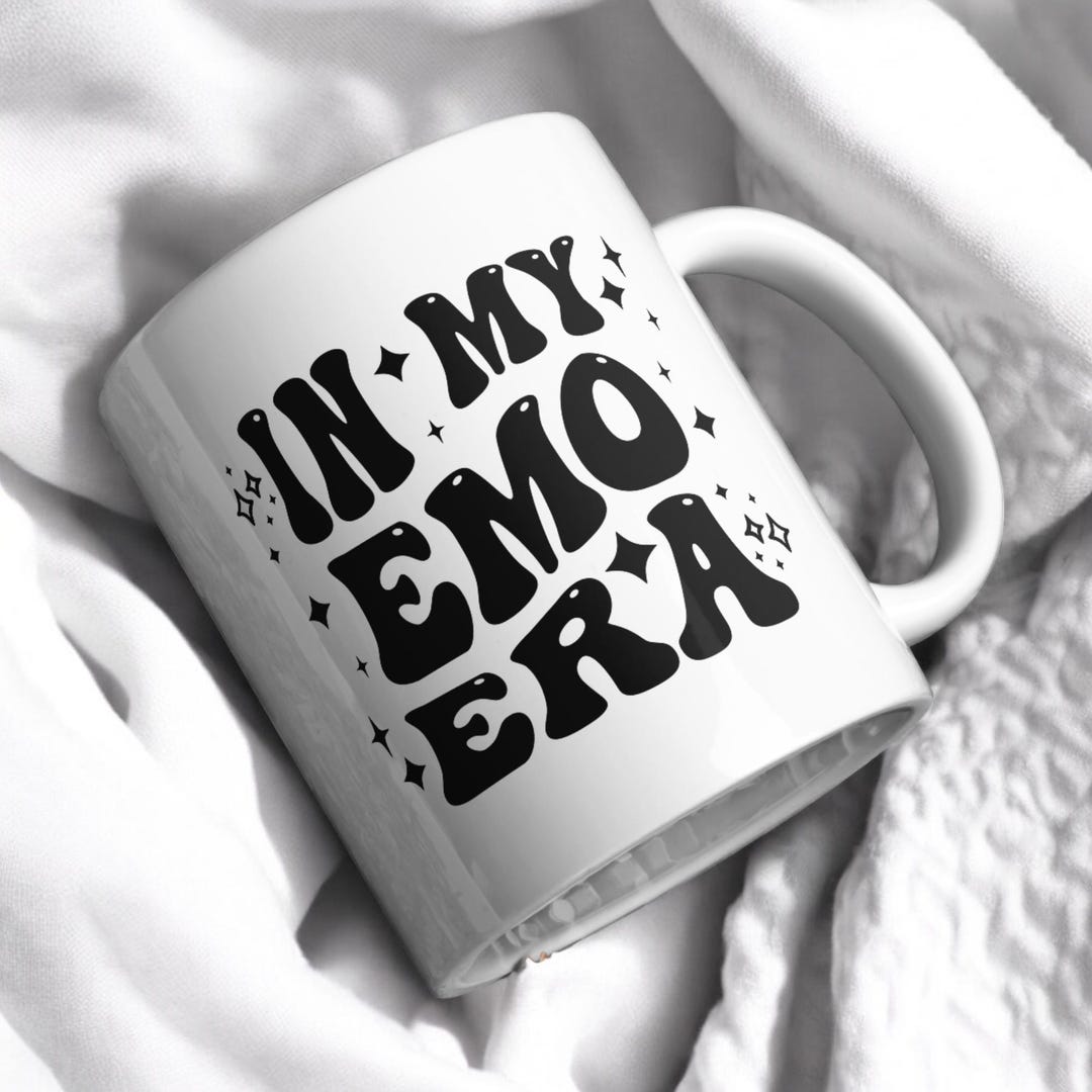Emo Era Mug| Emo Gift | MCR | Never a Phase | BMTH | Elder Emo | WWWY ...
