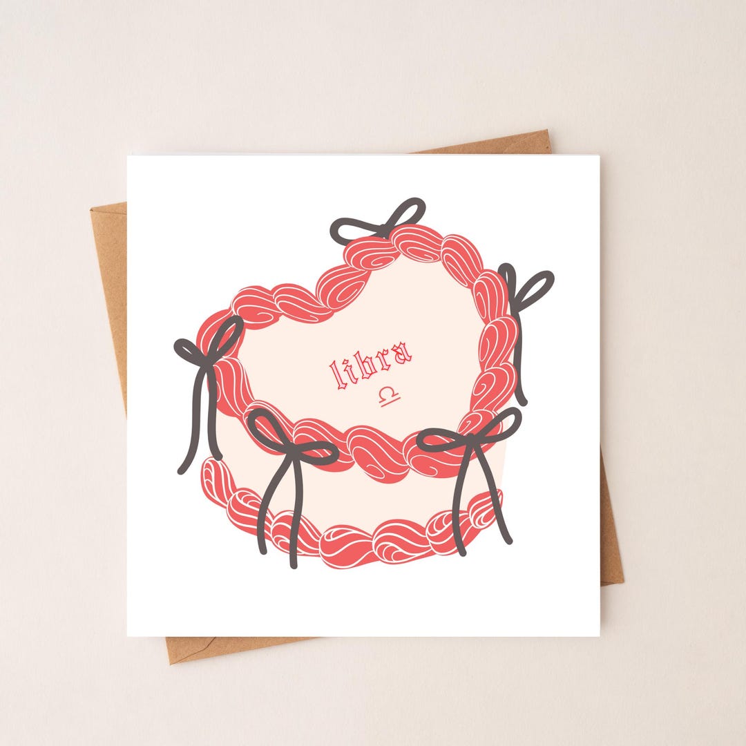 Zodiac Birthday Card | Star Sign Card | Birthday Card | Custom Card ...