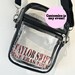 Clear Concert Bag | Stadium Bag | Personalised Bag | Customised | Tour ...