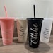 Personalised Name Cold Cup 24oz | Starbucks Cup With Lid and Straw ...