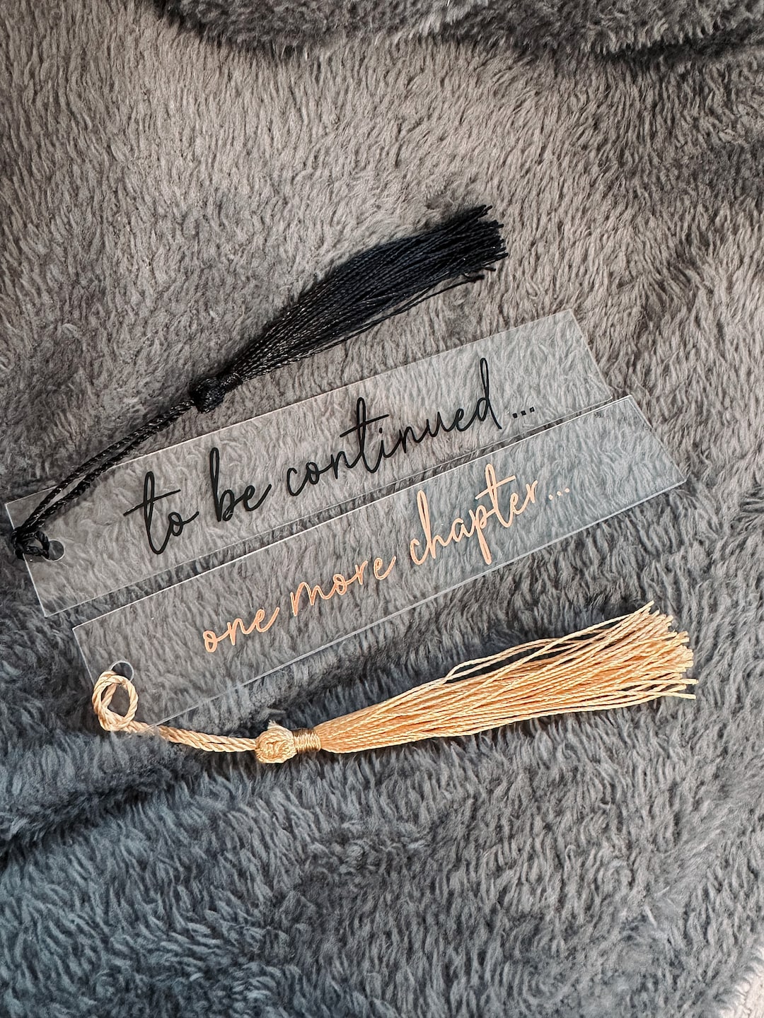 Acrylic Bookmark | Bookmark | Reading | to Be Continued | One More ...