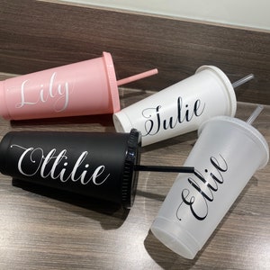 Personalised Name Cold Cup 24oz Starbucks Cup With Lid and - Etsy UK