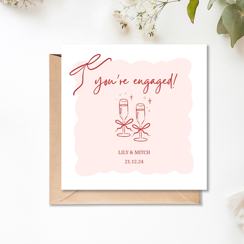 Personalised Fiance Card - Etsy UK