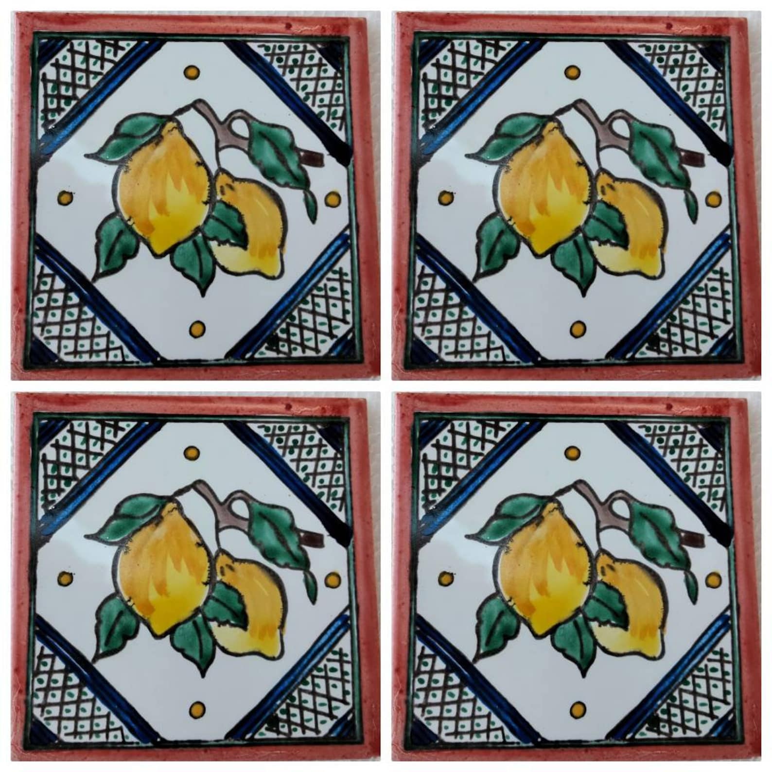 Decorated Tiles, Backsplash Tiles, Kitchen Tiles, 10x10 Tiles, Sicilian ...