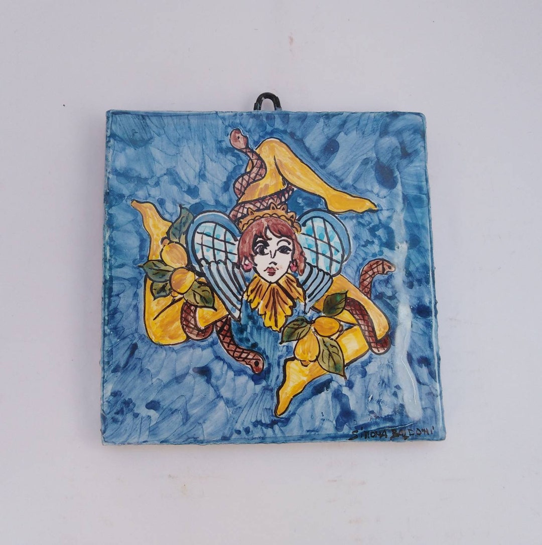 Sicilian Tile,15x15cm Tile,caltagirone Ceramic,sicilian Ceramic ...