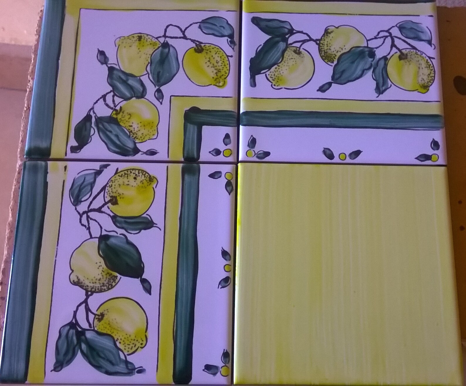 Sicilian Lemons Tiles 10x10 - Etsy