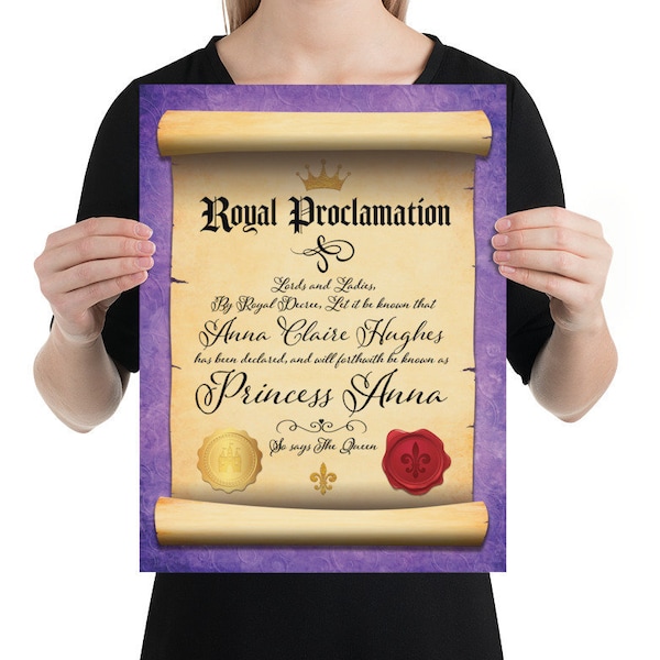 Proclamation - Etsy