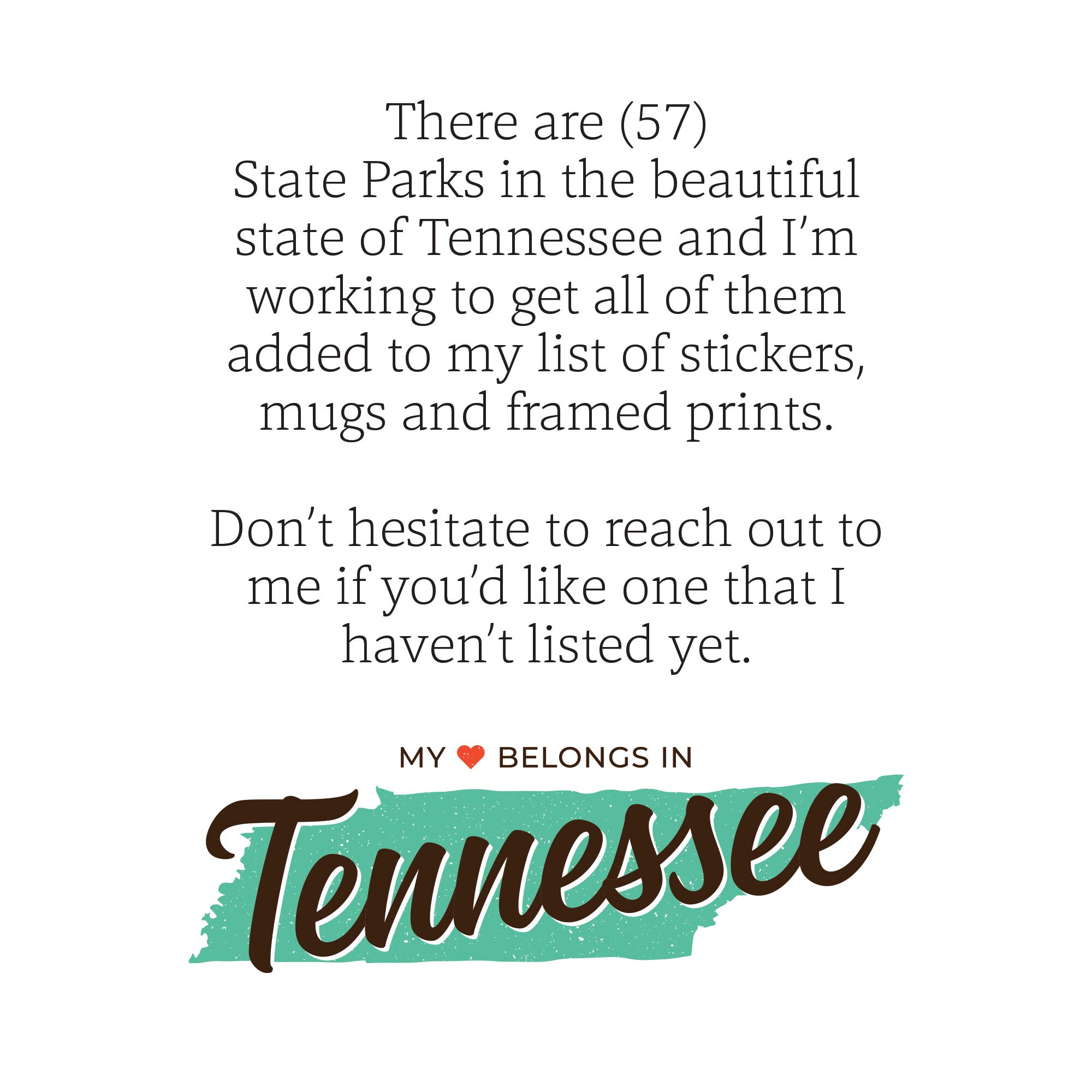 Reelfoot Lake State Park Sticker Tennessee State Park Sticker Tennessee ...