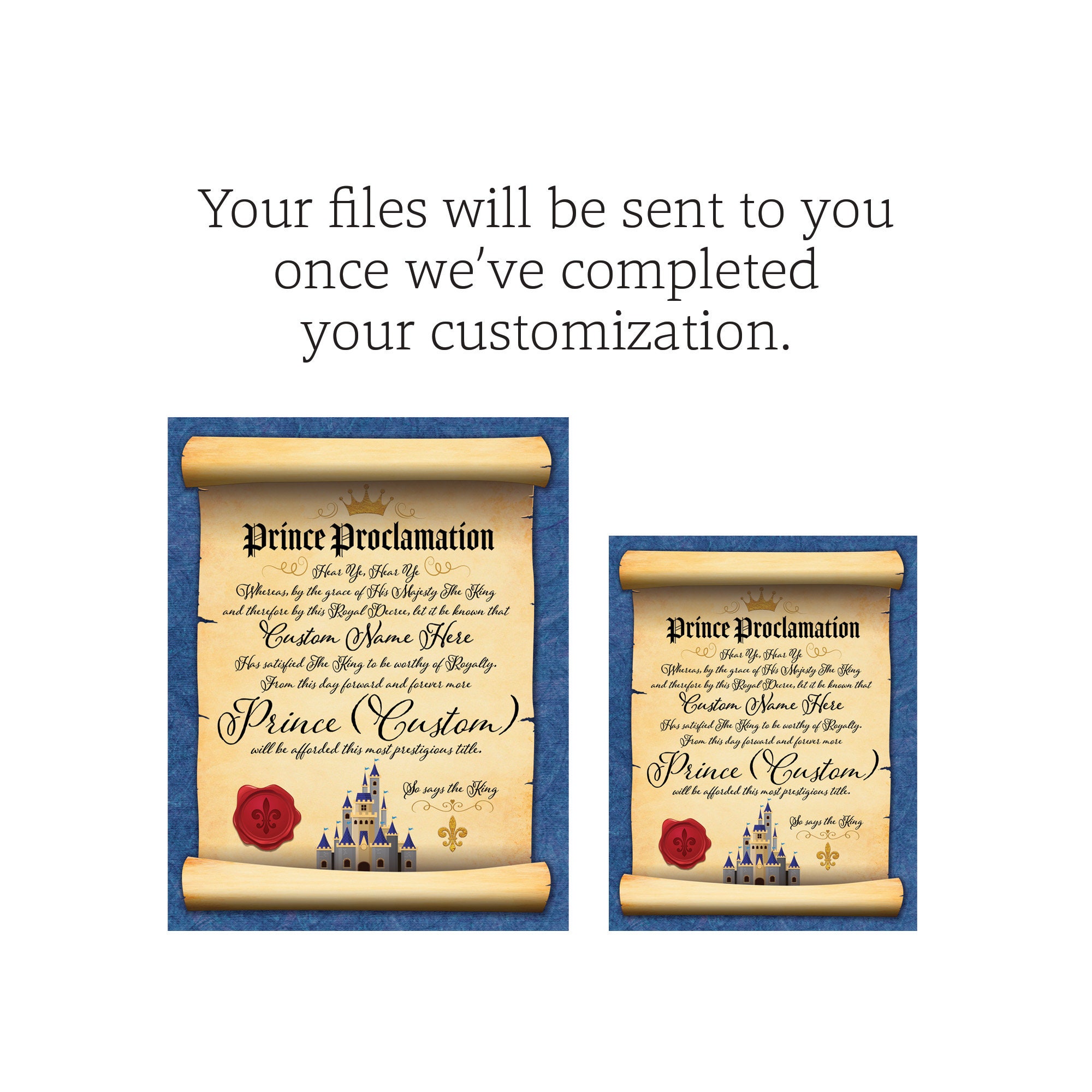 Custom Prince Scroll / Digital Download / Prince Proclamation Poster ...