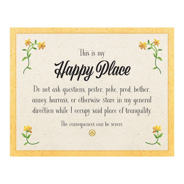Happy Place Art - Etsy