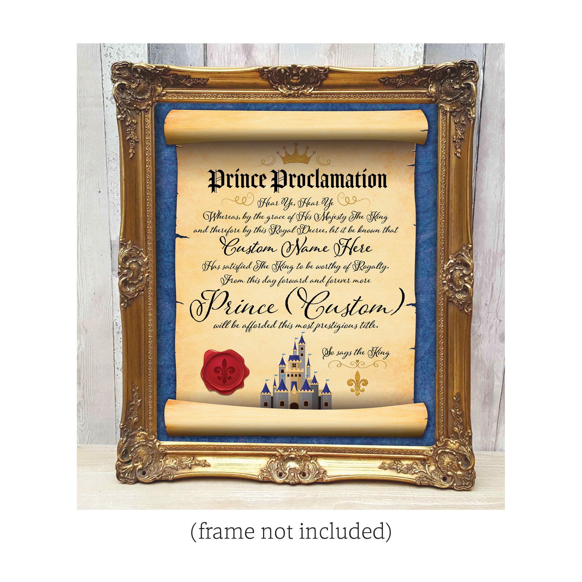 Custom Prince Scroll / Digital Download / Prince Proclamation Poster ...