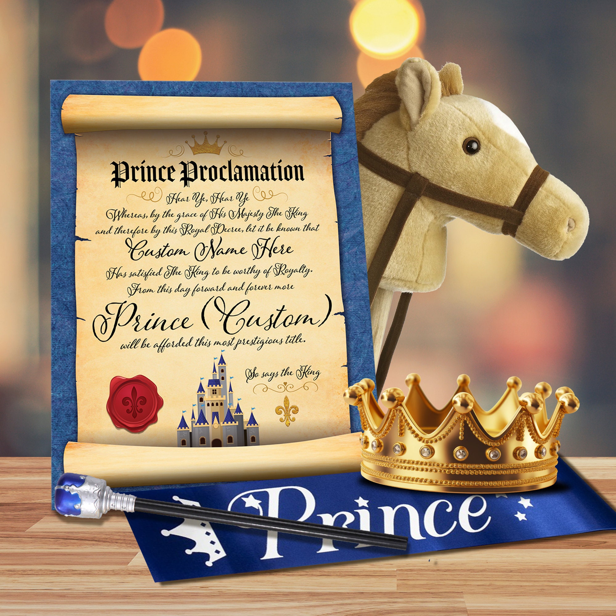 Custom Prince Proclamation for Boys Birthday Custom Prince - Etsy