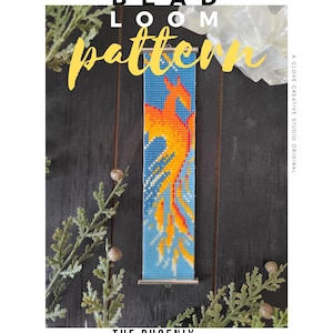 The Phoenix Loom Bead Bracelet Pattern / Loom Bracelet Pattern / Cuff ...