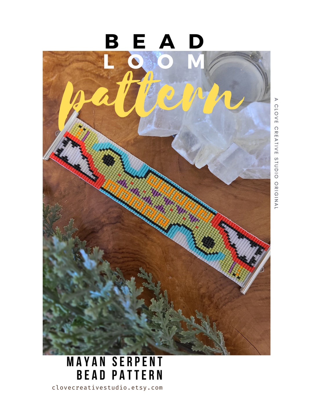 Mayan Serpent Bracelet Pattern/kukulkan/aztec/quetzalcoatl/loom ...