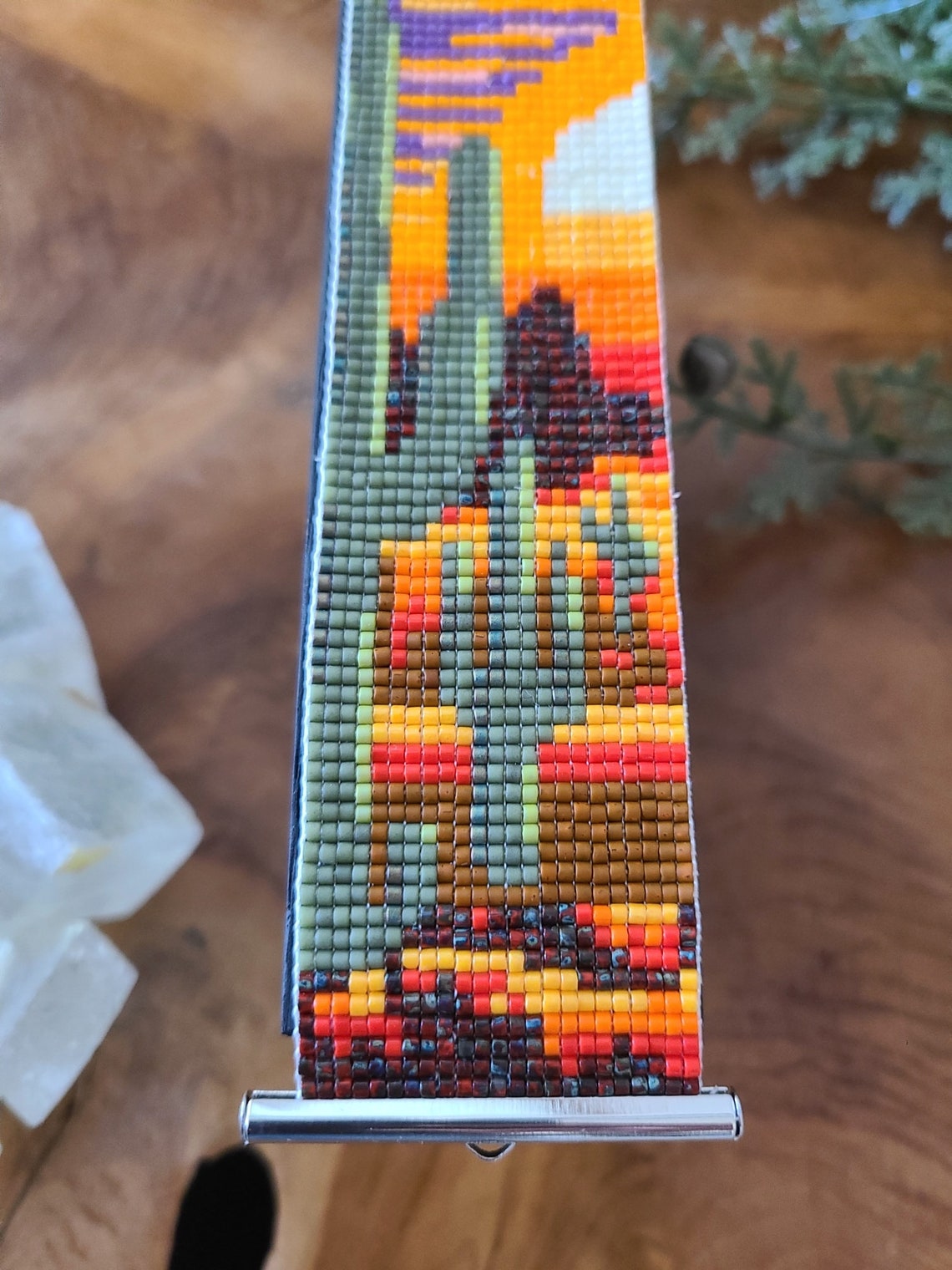 Desert Sunset Bead Loom Bracelet Pattern: Miyuki Delica (PDF Download ...