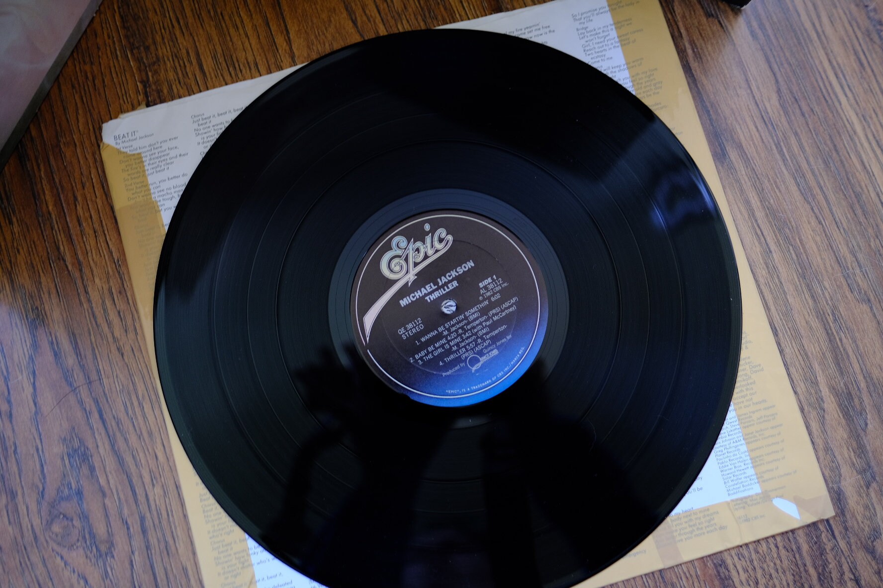 Michael Jackson | “thriller” | Epic 1983 First Press Vinyl Record | R&B ...