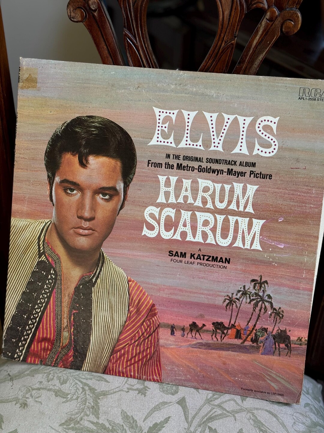 Elvis Presley Harum Scarum USA Vinyl LP APL1-2558 - Etsy