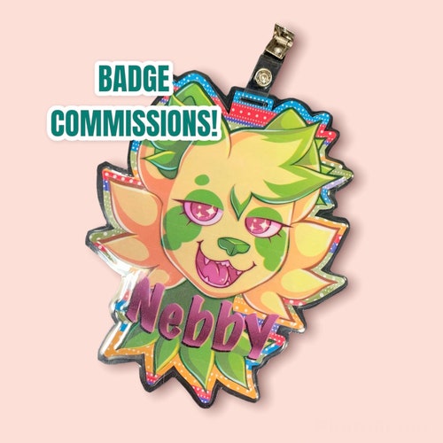 Custom ID Furry Badge - Etsy