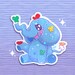 Holographic Toy Elephant Glitter Sticker - Etsy