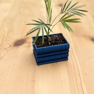 Book Planter for Readers, Stack of Books Succulent Plant Pot, Succulent ...