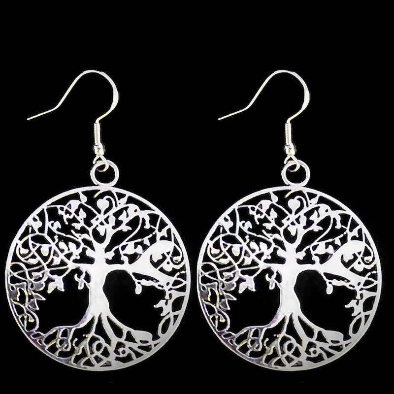 Lifes Tree Earrings - Etsy