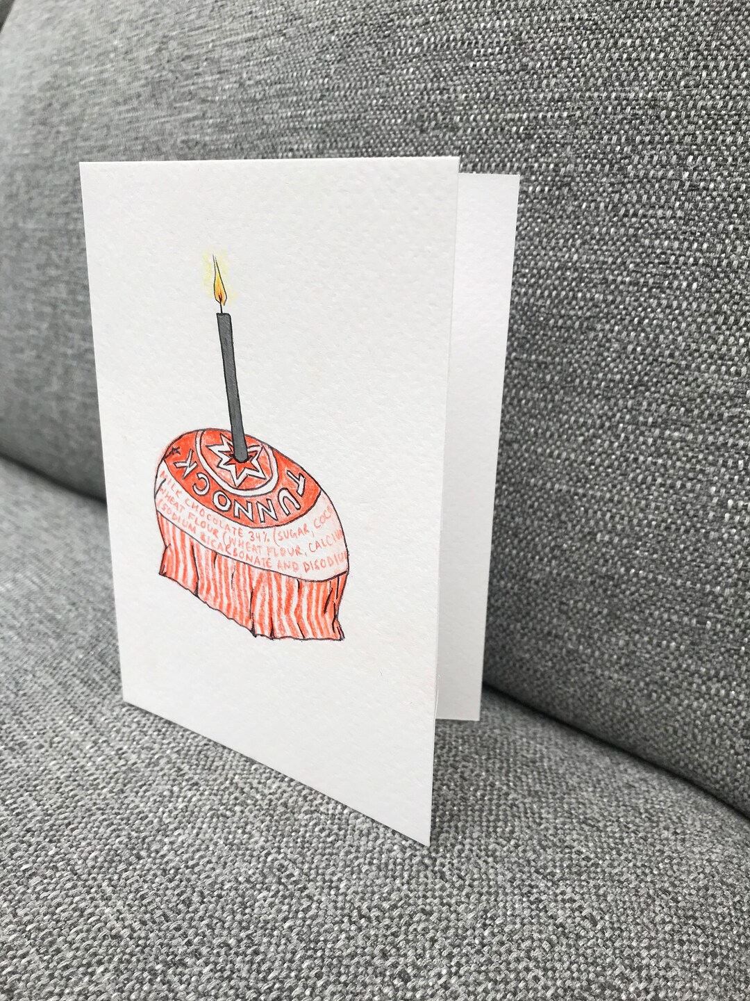 Tunnocks Birthday-cake Card - Etsy UK